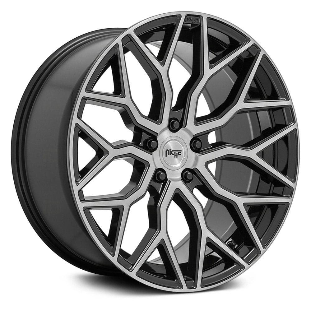 NICHE® M262 MAZZANTI Wheels - Gloss Black with Brushed Face Rims