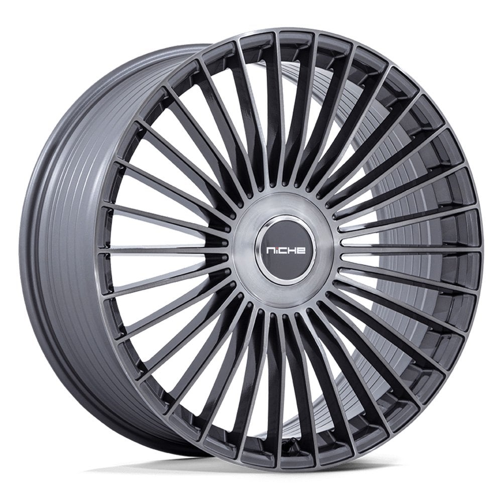 NICHE® NC282 SERENE Wheels - Gloss Titanium Brushed Rims