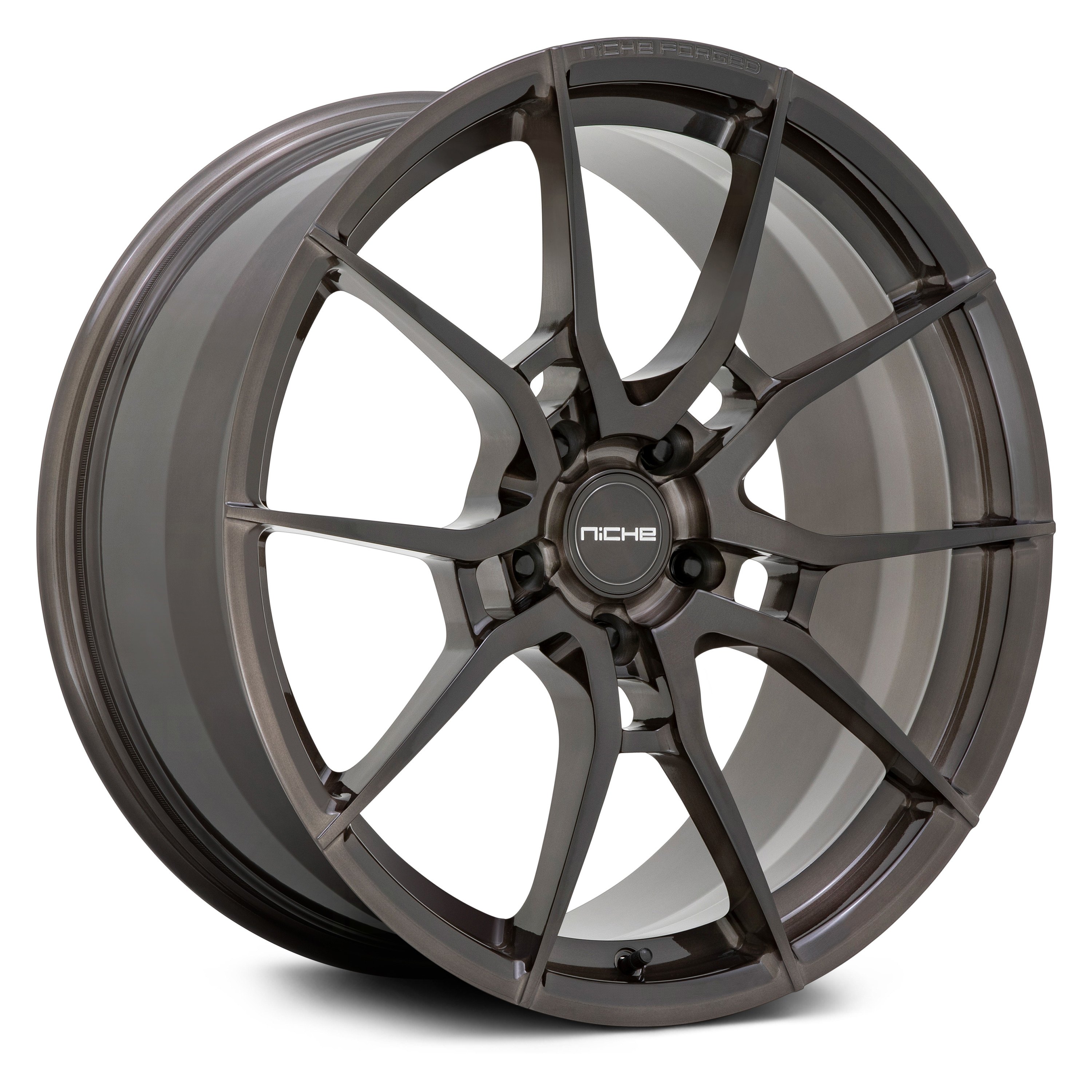 NICHE® T111 KANAN FORGED MONOBLOCK Wheels - Candy Smoke with Brushed ...