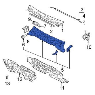 Nissan Pathfinder Cowl Panels & Parts | Vent Grills — CARiD.com