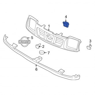 Nissan Frontier Grille Brackets & Hardware | CARiD