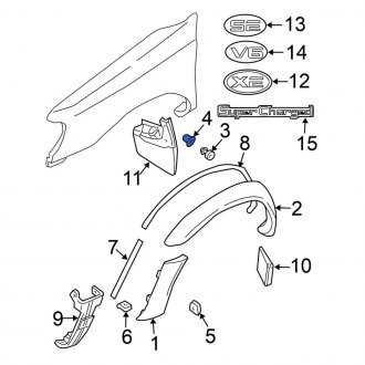 Nissan Frontier OEM Fenders | Factory Front & Rear Fenders — CARiD.com