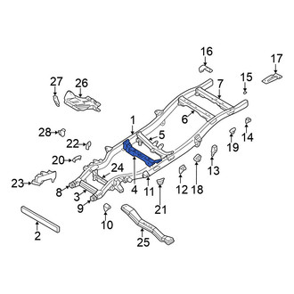 Nissan Frontier Replacement Chassis Frames & Rails - CARiD.com