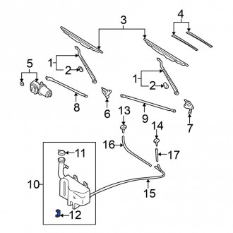 Nissan Frontier Windshield Washer Pumps — CARID.com