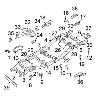 Nissan Xterra Replacement Chassis Frames & Rails - CARiD.com