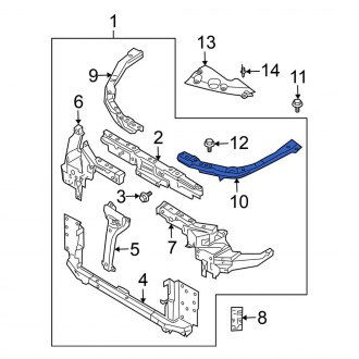 Nissan Murano Radiator Supports — CARiD.com