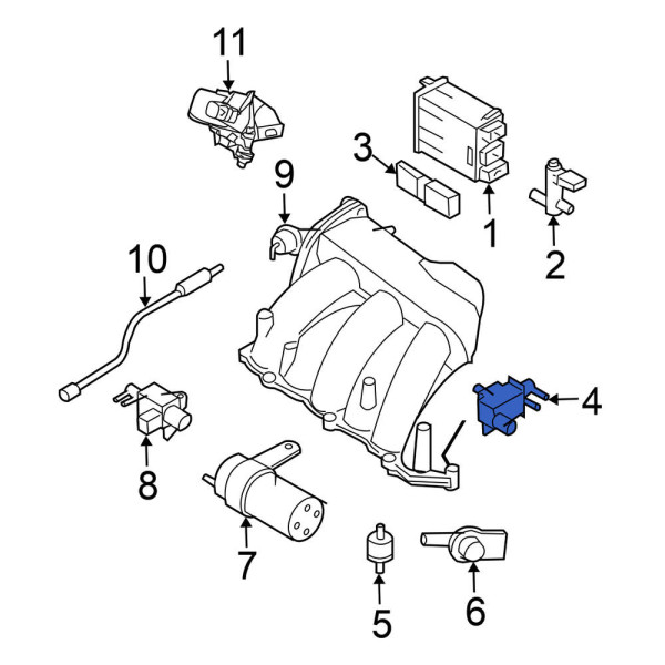 Nissan OE 149309E01A - Vapor Canister Purge Solenoid