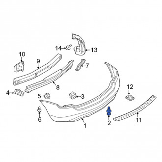 Nissan 350Z Bumper Brackets & Hardware | Front, Rear — CARiD.com