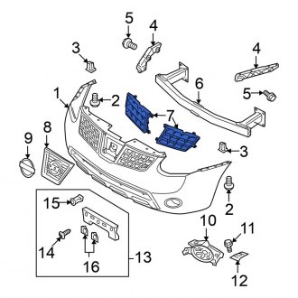 Nissan Rogue OEM Grilles - Factory Billet & Mesh Grilles | CARiD