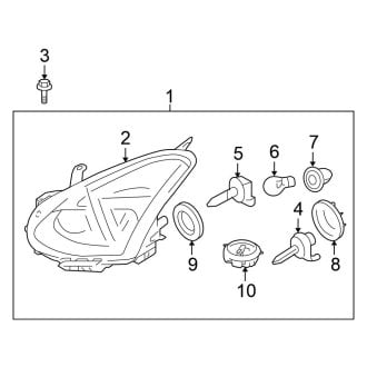 Nissan Rogue OEM Headlights - Factory Headlights | CARiD
