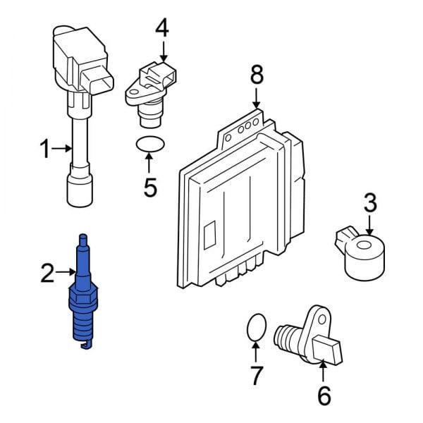 Nissan OE 22401JA01B - Spark Plug