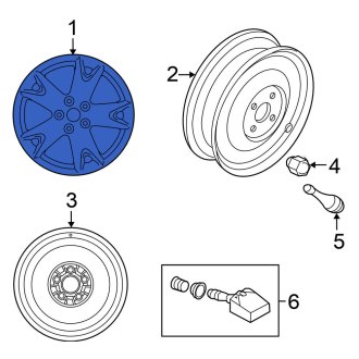 Nissan Rogue OEM Wheels - Original Steel & Alloy Wheels | CARiD