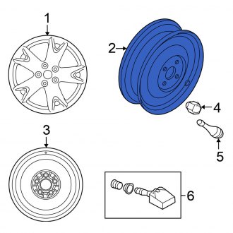 Nissan Rogue OEM Wheels - Original Steel & Alloy Wheels | CARiD