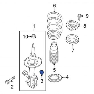 Nissan Versa Chassis Frames Hardware | Clips, Plugs — CARiD.com