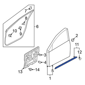 Nissan Rogue Door Seals & Weatherstripping | CARiD