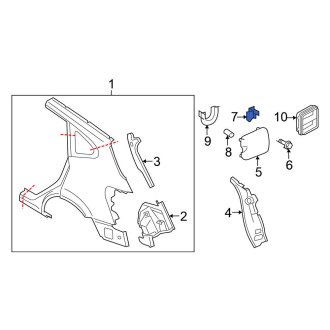 Nissan Rogue OEM Quarter Panels & Parts | Rear & Front — CARiD.com