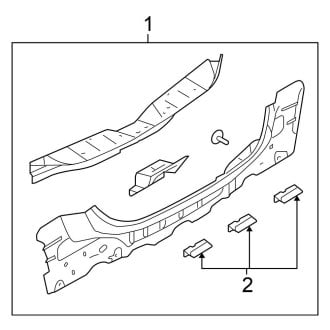 2013 Nissan Rogue Rear Body Panels & Bed Sections — CARiD.com