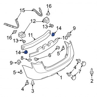 Nissan Kicks OEM Bumpers | Genuine Front & Rear Bumpers — CARiD.com