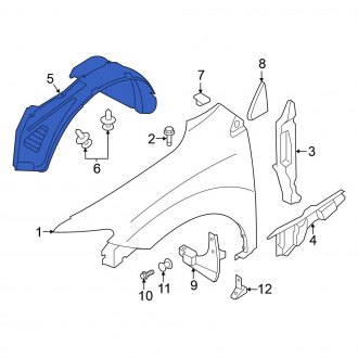 Nissan Murano Inner Fenders - Wells, Liners, Shields | CARiD