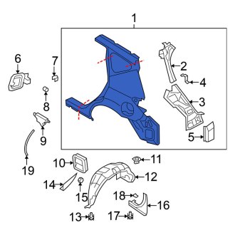 Nissan Murano OEM Quarter Panels & Parts - Rear & Front | CARiD
