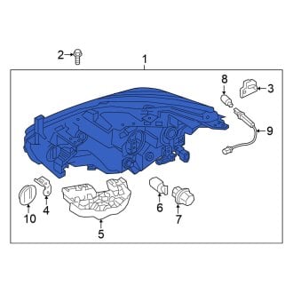 Nissan Murano OEM Headlights - Factory Headlights | CARiD
