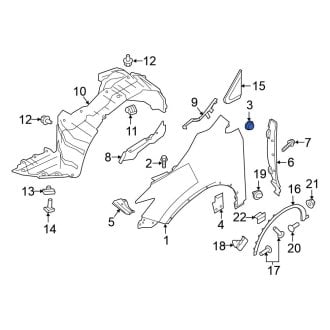 Nissan Frontier OEM Fenders - Factory Front & Rear Fenders | CARiD