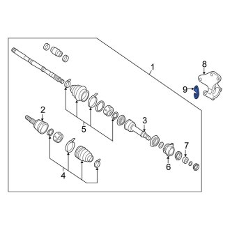 Nissan Juke OEM Driveline & Axle Parts | Hubs, CV-Joints — CARiD.com