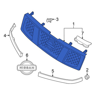 Nissan OE™ Replacement Grilles | CARiD