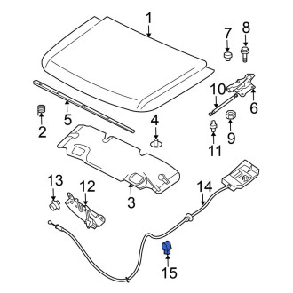 Nissan Versa Replacement Hood Hardware — CARiD.com