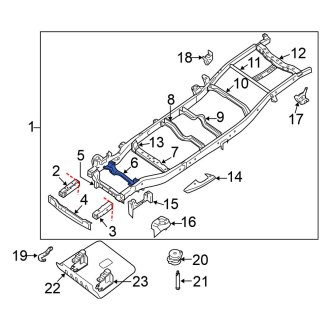 Nissan Frontier Replacement Chassis Frames & Rails | CARiD