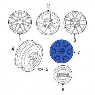 Nissan OE™ Wheel Covers | CARiD