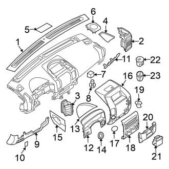 2009 Nissan Titan Interior Parts Components CARiD