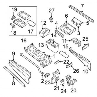 2009 Nissan Titan Interior Parts Components CARiD