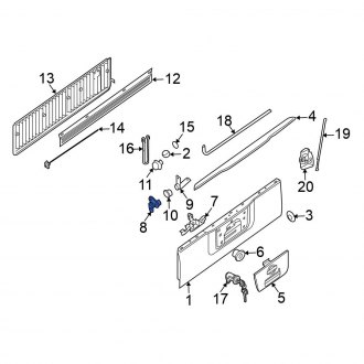 Nissan Titan Trunk & Tailgate Hinges — CARID.com