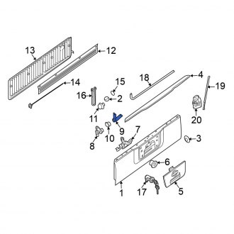 Nissan Titan Trunk & Tailgate Hinges — CARID.com