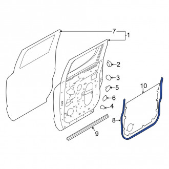 Nissan Titan Door Seals & Weatherstripping | CARiD