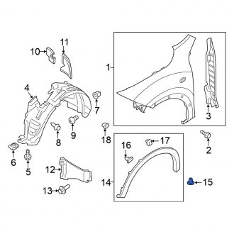 Nissan Armada Fender Support Braces & Hardware | CARiD