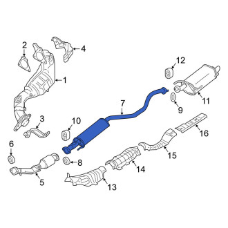 Nissan Juke OEM Exhaust Parts - Systems, Tips, Pipes | CARiD