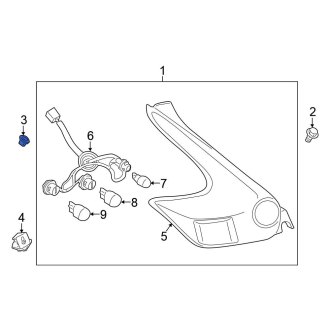 Nissan Sentra OEM Tail Lights | LED, Fiber Optic — CARiD.com