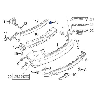 Nissan Juke OEM Bumpers | Genuine Front & Rear Bumpers — CARiD.com