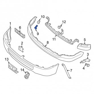 Nissan OEM Bumpers | Genuine Front & Rear Bumpers — CARiD.com