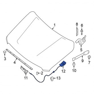 Nissan Hood Release Cables & Handles | CARiD