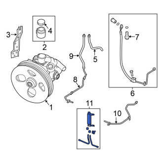 Nissan NV Power Steering Cooling | Coolers, Lines — CARiD.com