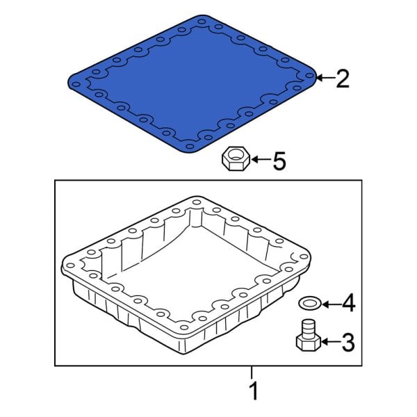 Nissan OE 3139790X00 - Transmission Oil Pan Gasket