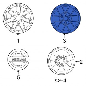 Nissan Titan OEM Wheels | Original Steel & Alloy Wheels — CARiD.com