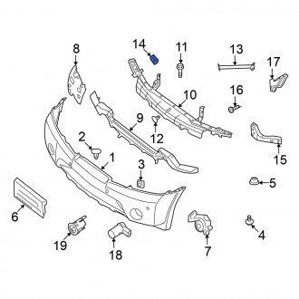 Nissan Frontier OEM Bumpers - Genuine Front & Rear Bumpers | CARiD