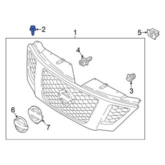 Nissan Grille Brackets & Hardware - Clips, Brackets | CARiD