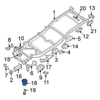Nissan Frontier OEM Chassis Frames & Body Parts | Tubs, Doors — CARiD.com