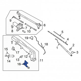 Nissan Frontier Windshield Washer Pumps — CARID.com