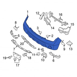 Nissan Pathfinder Replacement Front Bumpers & Components | CARiD